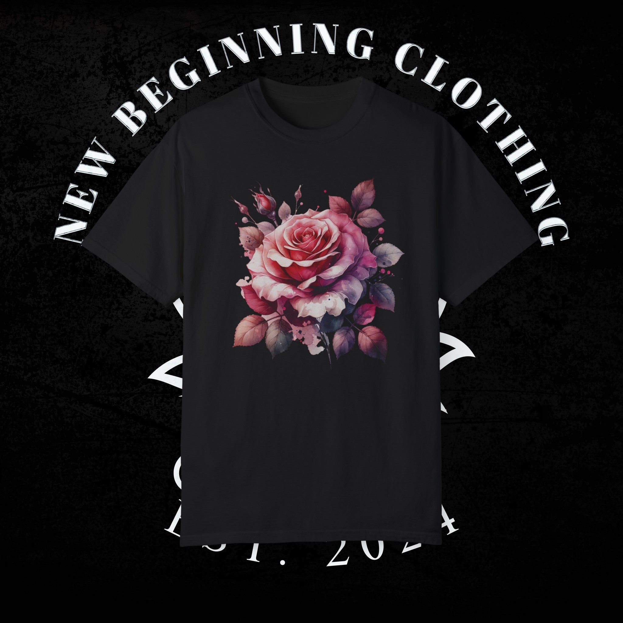 Love Vibe Rose Shirt | Dark RnB Inspired Tee – New Beginning Clothing